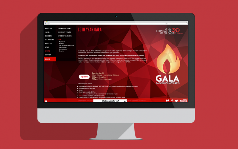 AIDS Foundation Gala – Adam Ace Velasquez | UI & UX Designer