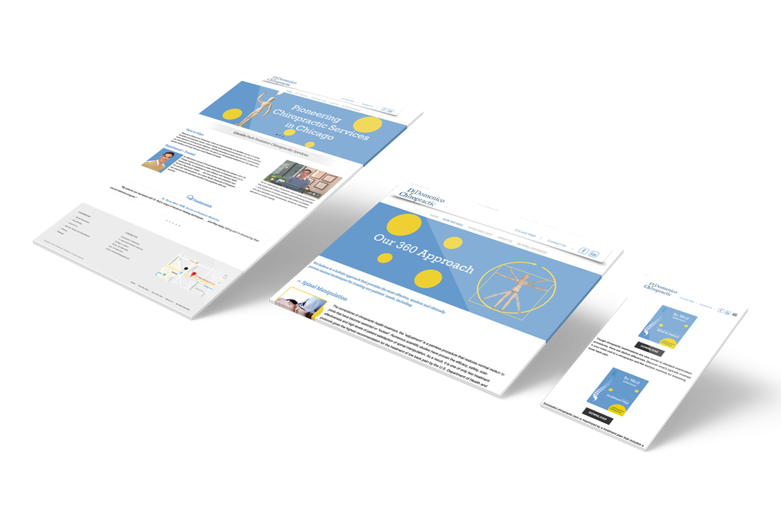 DiDomenico Chiropractic – Adam Ace Velasquez | UI & UX Designer